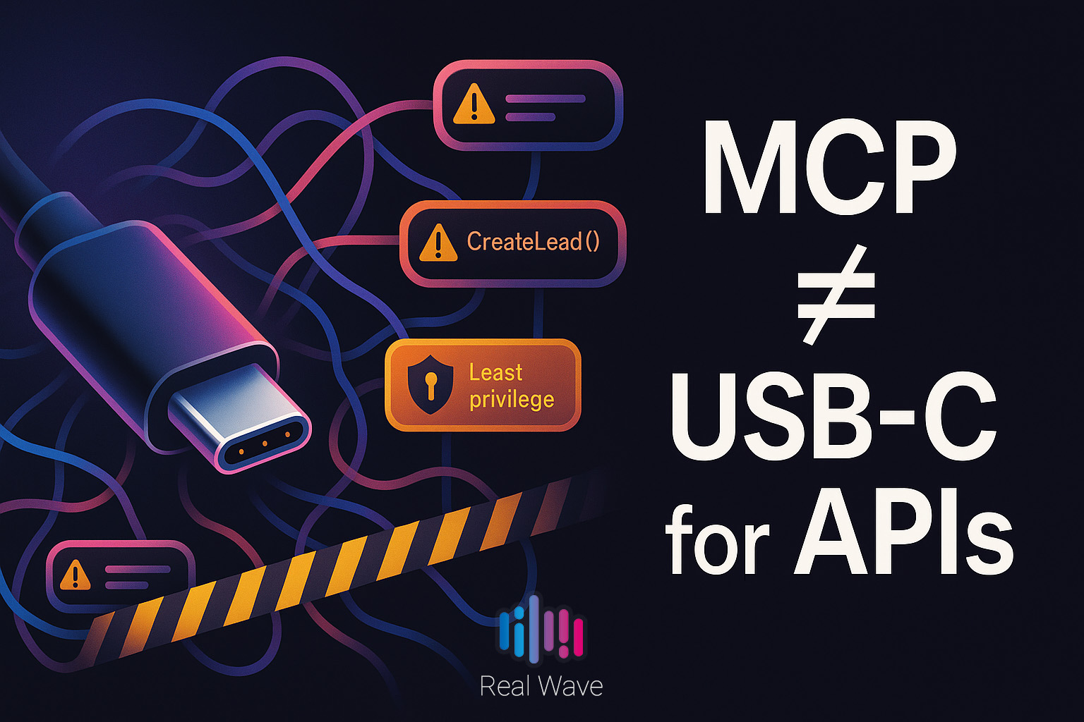 MCP Isn’t USB-C for APIs (Yet) | Real Wave’s Architecture Checklist for ...